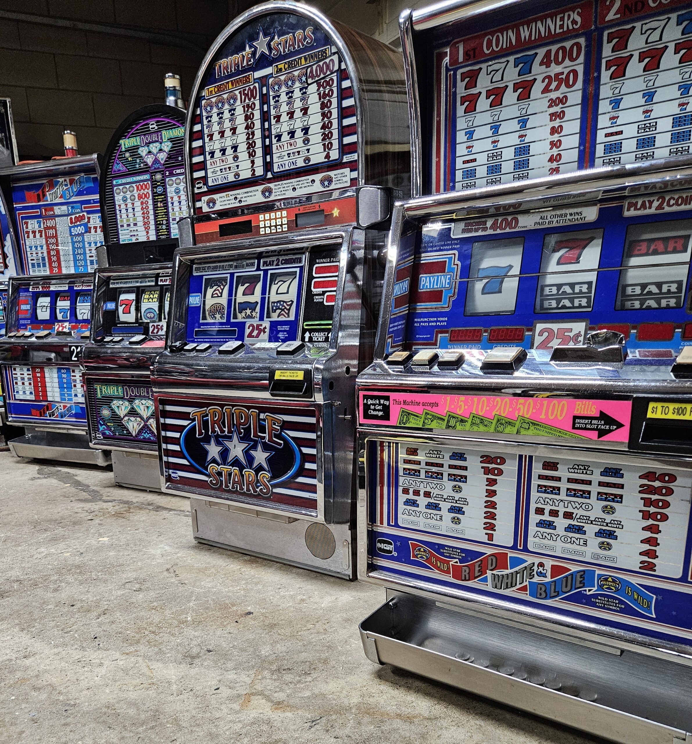 Shipping & Returns - Used Slot Machines for Sale